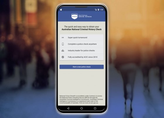 Get a police check using the NCC Mobile App | National Crime Check